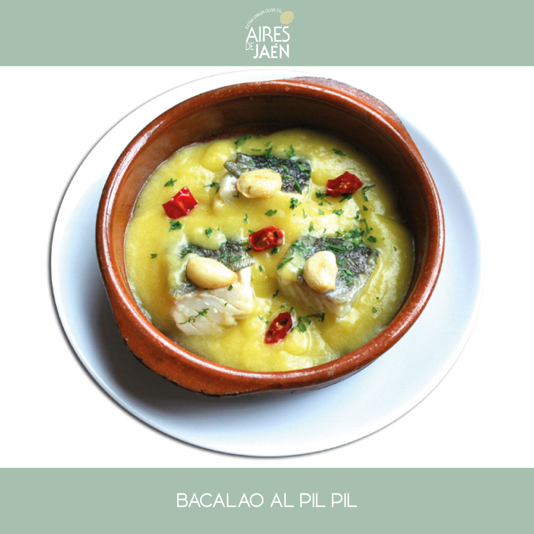 Receta: Bacalao al pil pil - Aires de Jaén